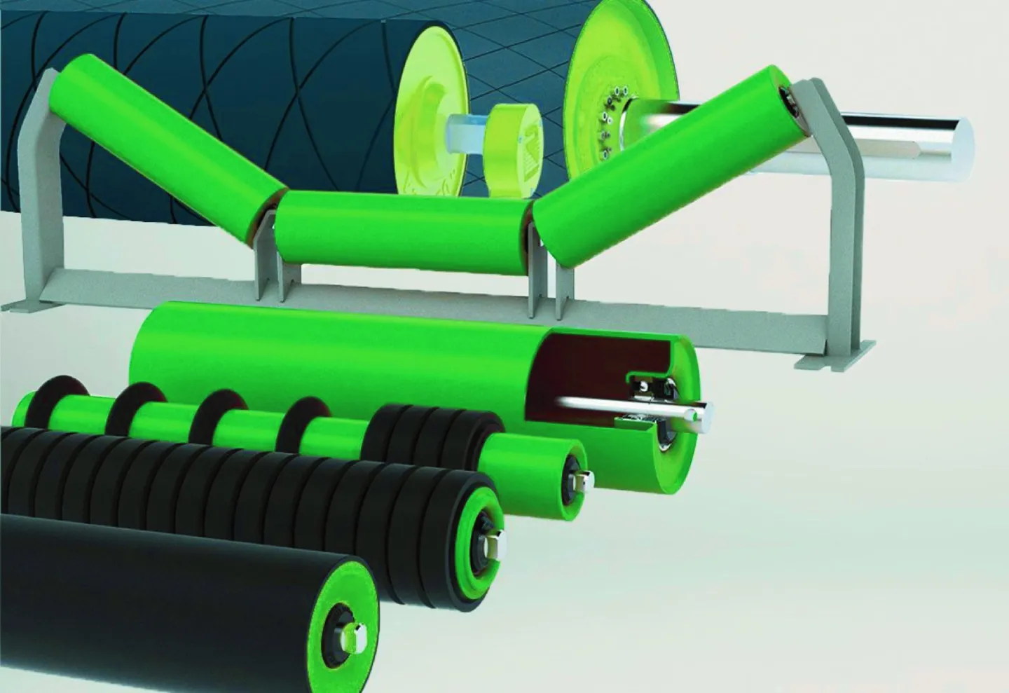 Conveyor Rollers (Idlers) for Belt Conveyors - CUG